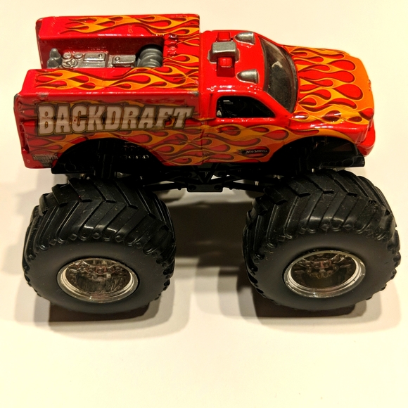 Mattel | Toys | Mattel Monster Jam Set Of 2 Hot Wheels Backdraft And Us ...